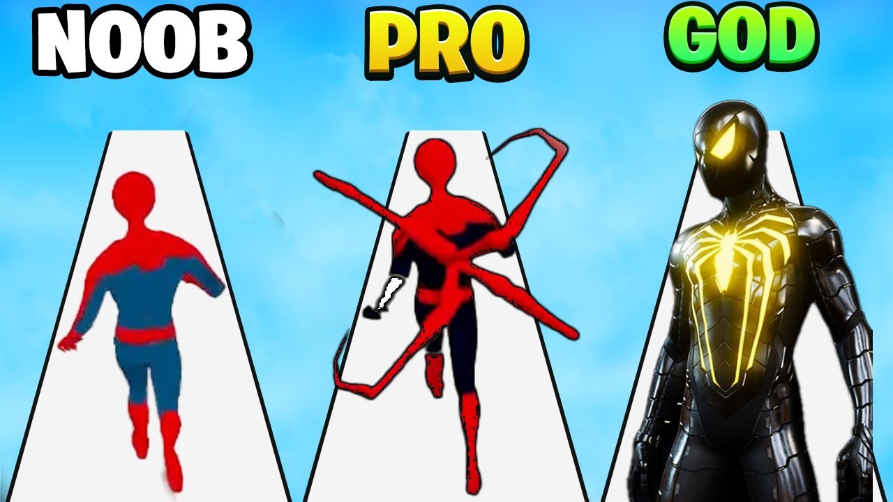 NOOB vs PRO vs GOD in Hero Challenge - YouTube