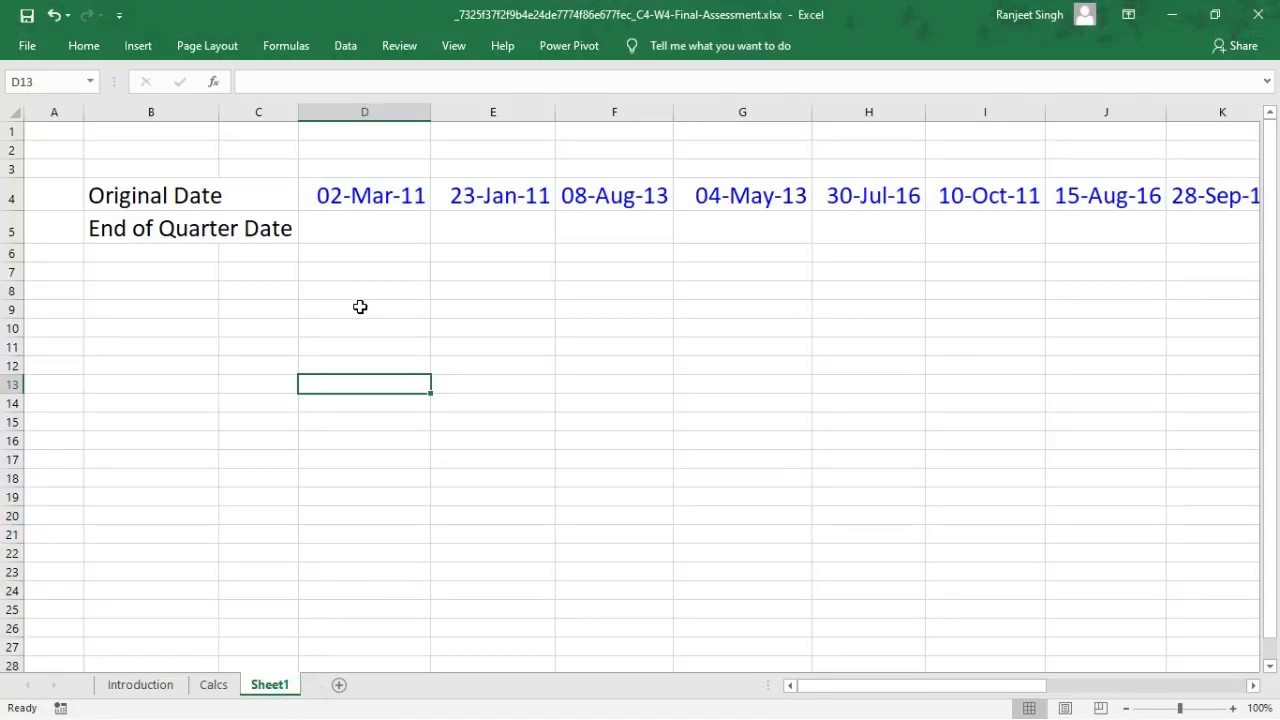 How To Find Next Quarter Of Any Date YouTube How To Find Next Quarter Of Any Date YouTube