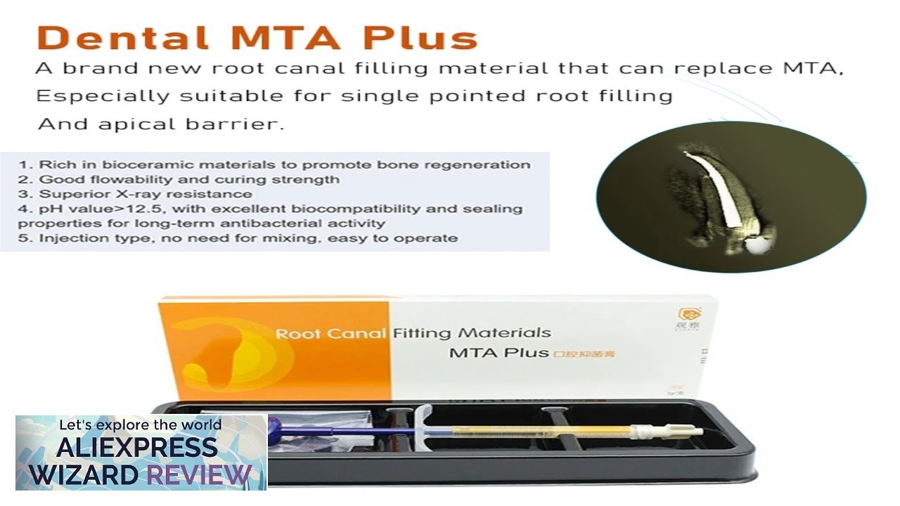MTA Dental Material Root Canal Filling Fitting 1g Syinge Endodontic ...