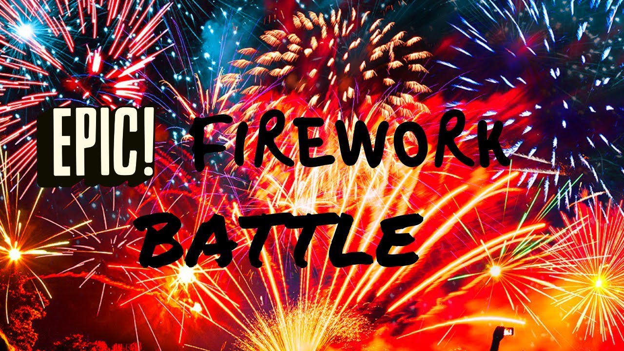 *CRAZY* FIREWORK BATTLE - YouTube