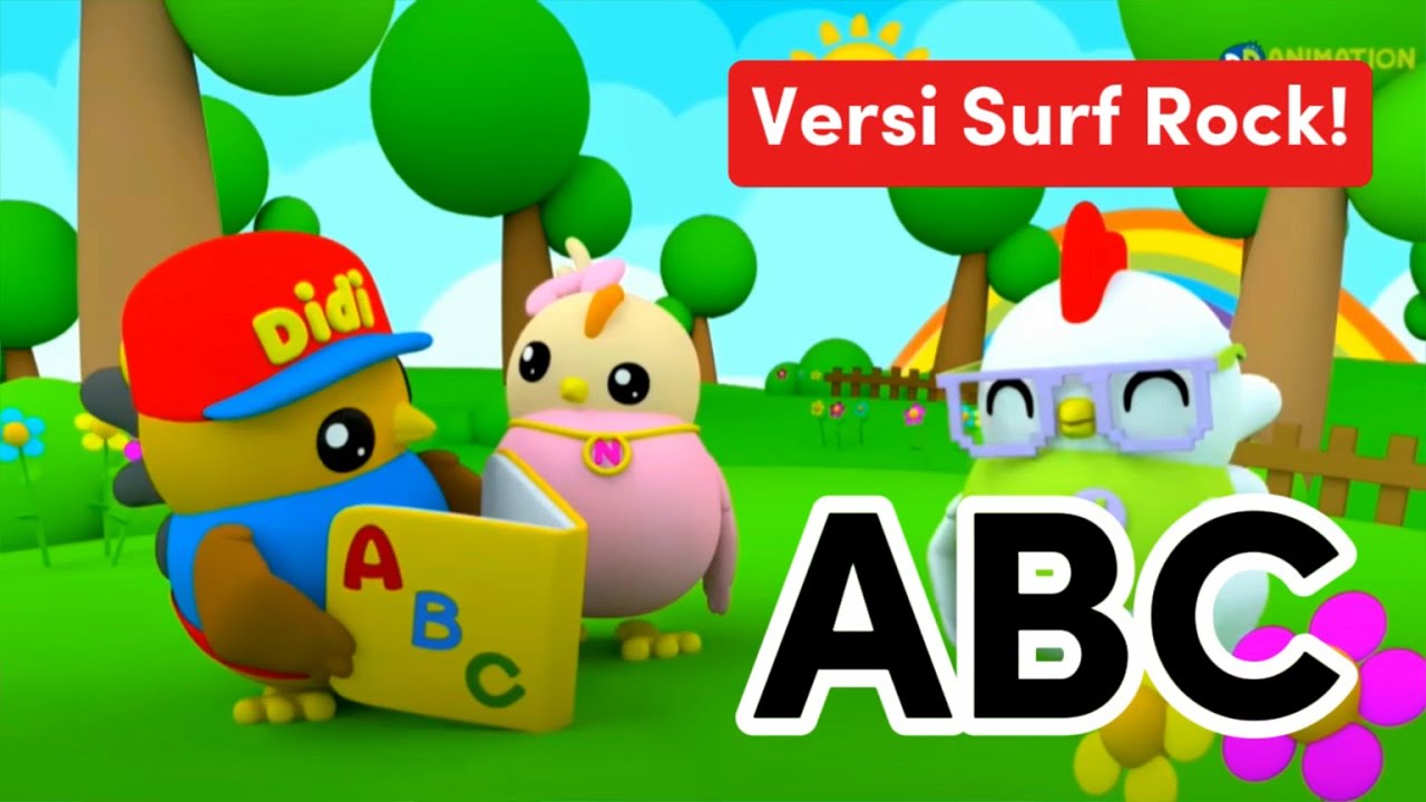 ABC (Surf Rock Version) - Didi and Friends | Lagu Kanak-Kanak - YouTube