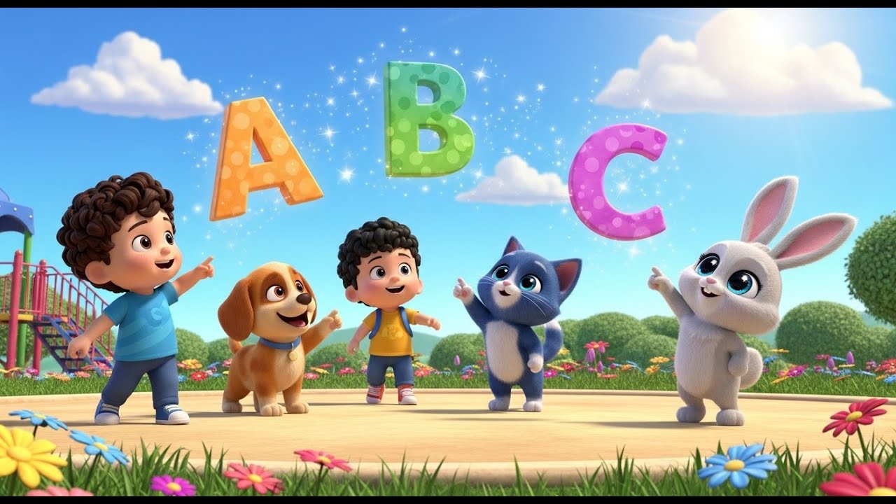 ABC Letters at the Playground 🛝🏀 | Learn ABCs for Kids | Fun Preschool ...