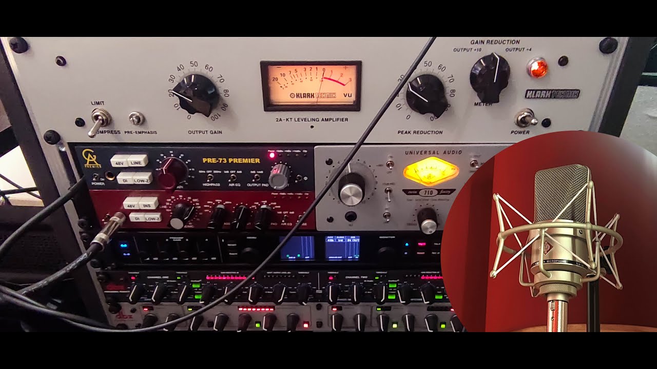 NEUMANN TLM 103 TEST WITH THE KLARK TEKNIK 2A-KT (LA2 TYPE) Details and ...