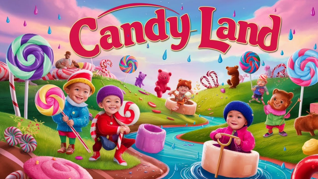 Candy Land Adventure ! Fun and Sweet Kids Rhyme | Nursery Rhymes for ...