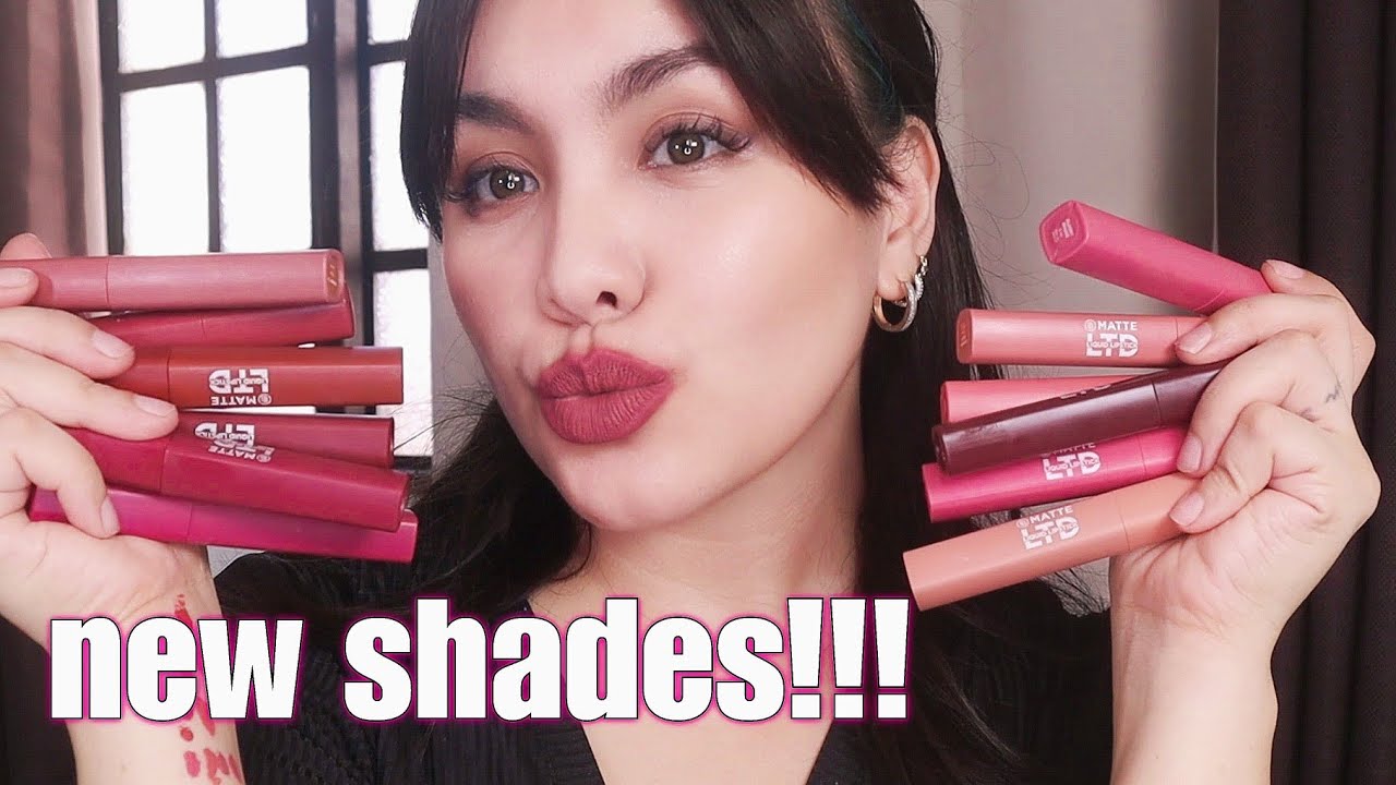EB MATTE LTD LIQUID LIPSTICK! | Superstay Dupe! | Miss Bea - YouTube