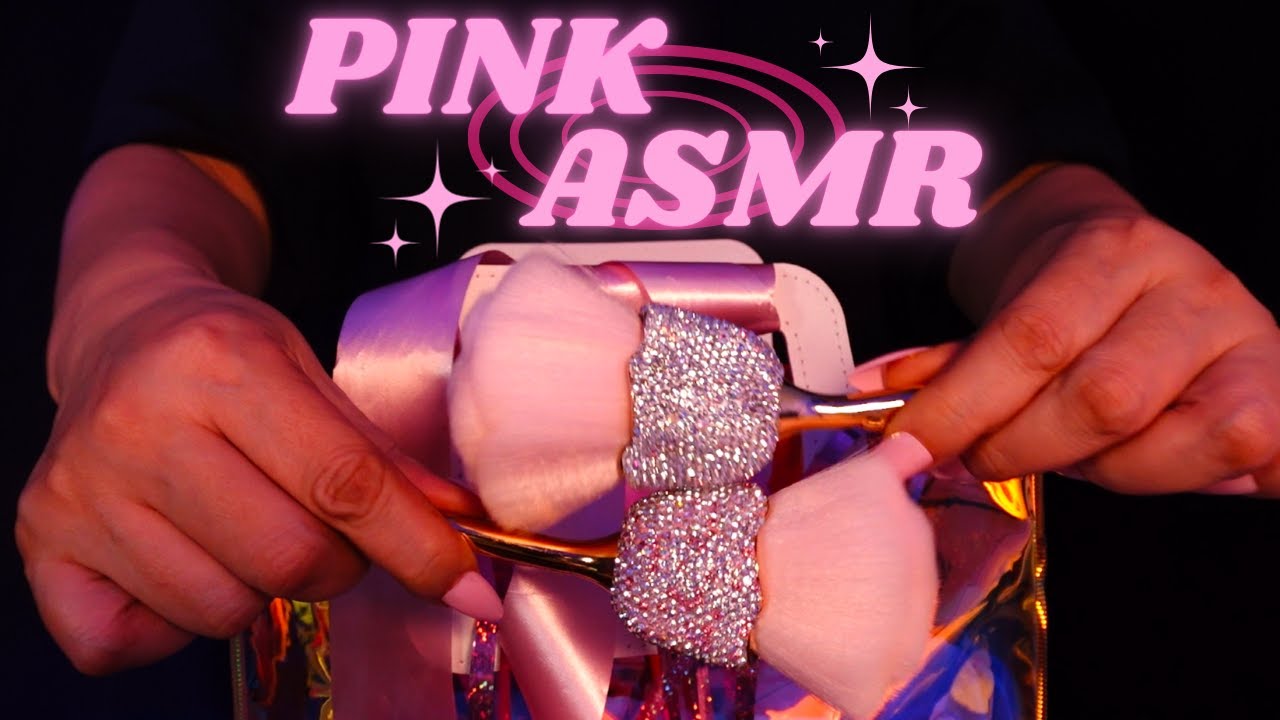 Pink ASMR Triggers for Sleep ~ NO TALKING - YouTube