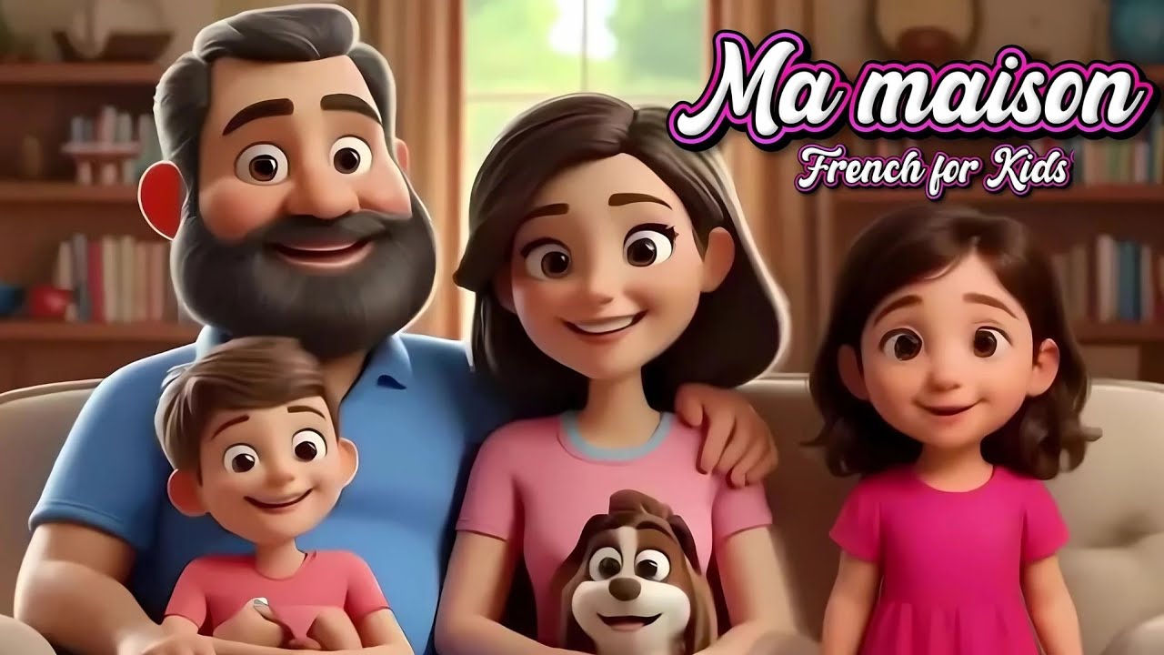 Ma maison | Learn how to describe house in French | Apprenez à décrire ...