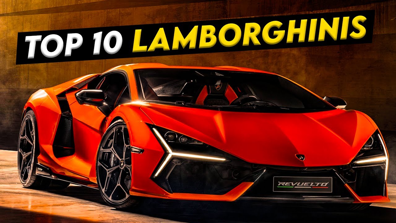 Top 10 Lamborghinis of all time - YouTube