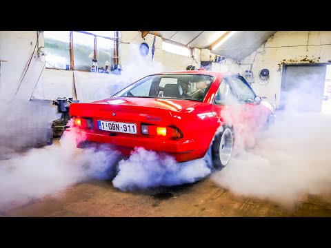 Opel Manta B GSI - Group A Exhaust | Drive by, Onboard, Details and BURNOUT