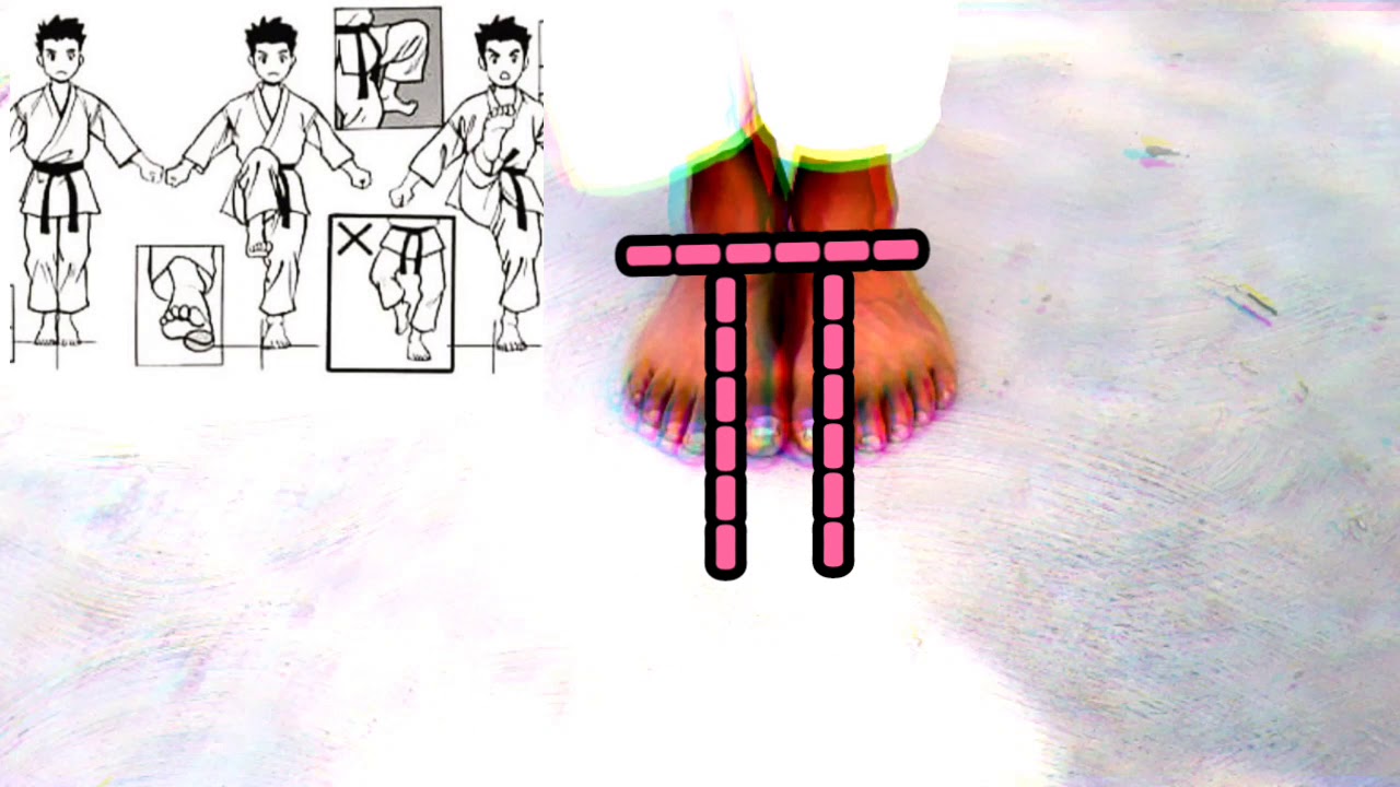 Tachi kata (posturas del karate-do) , !PRIMERA PARTE¡ - YouTube