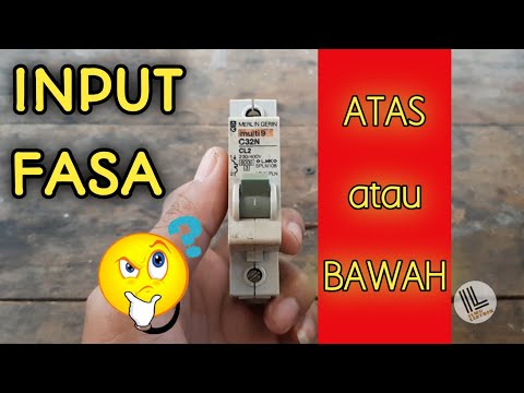Input Fasa MCB dari Atas atau dari Bawah