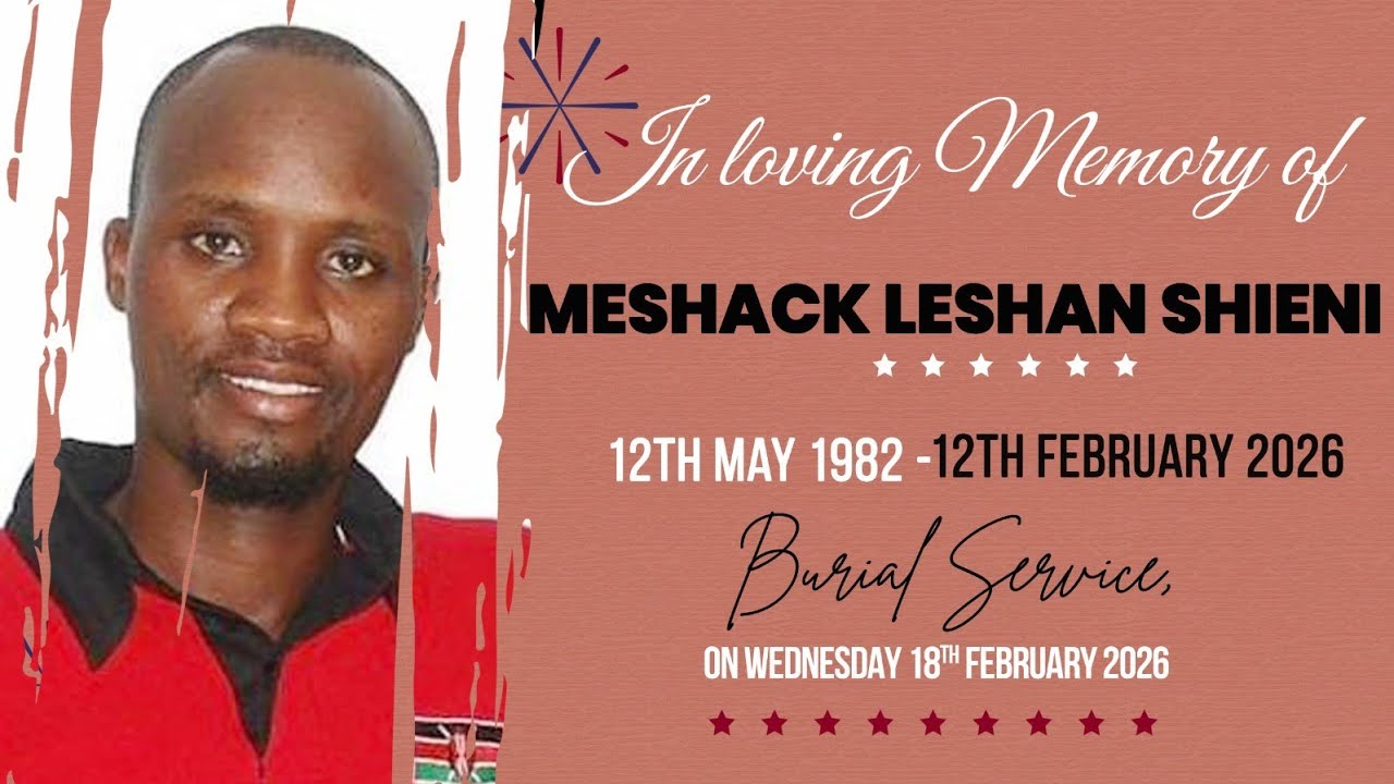 Celebrating the Life of Meshack Leshan Shieni - YouTube