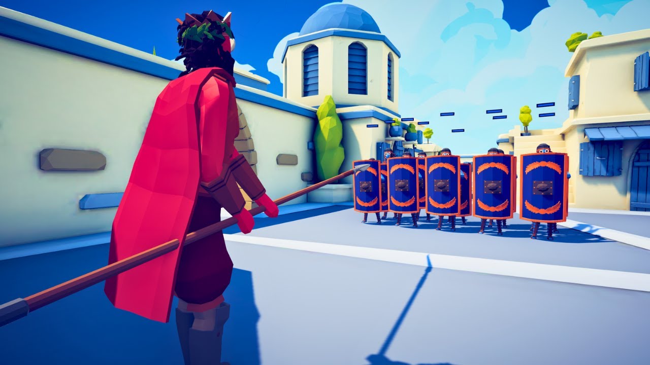 TABS | Me (Custom Units) VS 10 Shield Bearers - YouTube