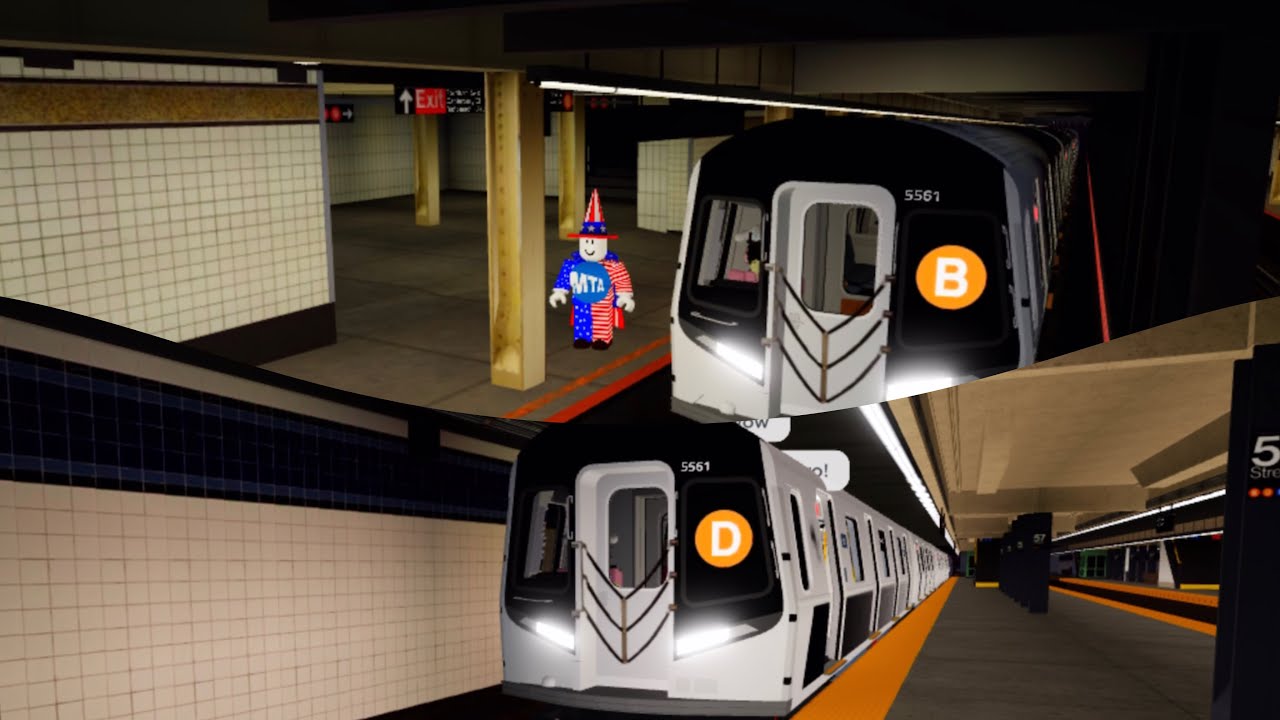 Roblox PTA 5th Avenue lines PST-5R Admin train ride - YouTube