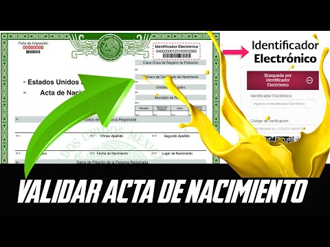 Como Validar una Acta de Nacimiento | Facil y Rapido | ACTA DE NACIMIENTO CERTIFICADA ✅