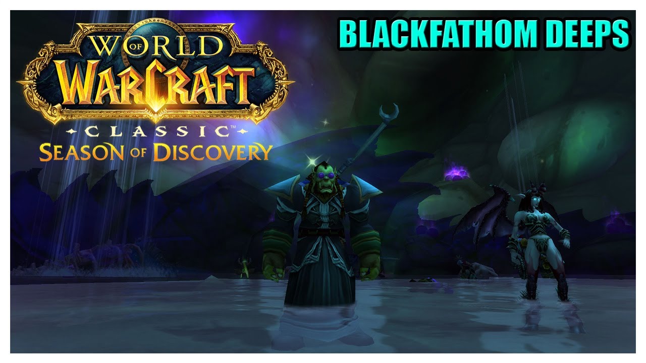 MY WARLOCKS FIRST TIME IN THE BLACKFATHOM DEEPS RAID - SEASON OF ...