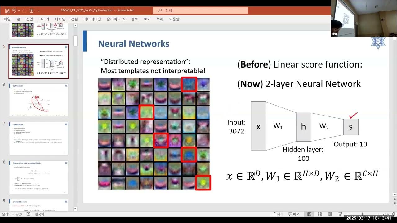 Lecture 03 Optimization (Linear Classifier) - YouTube