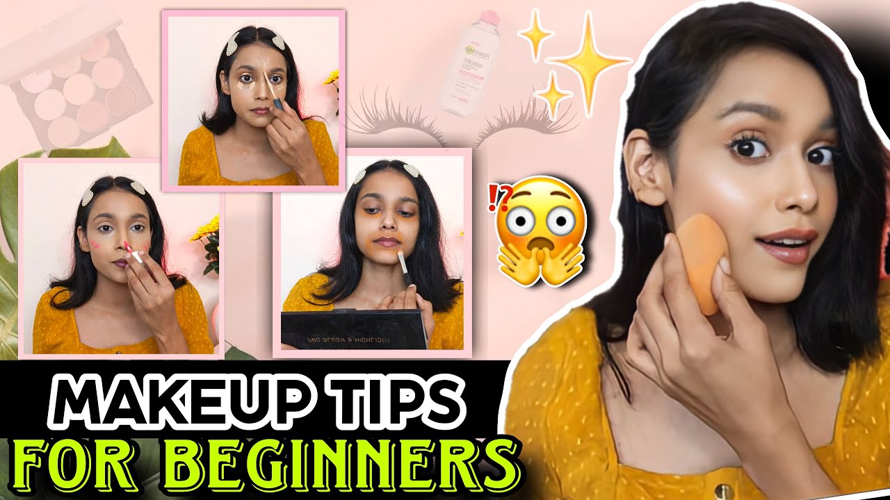 😳 Makeup Steps &Tips For Beginners 🤌😍#stepbystep #makeupforbeginners # ...