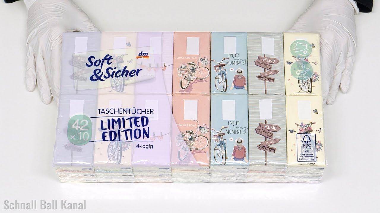Unboxing: DM Soft & Sicher - 42 Pack - Pocket Tissues - Taschentücher - Limited Edition - 4K UHD ...
