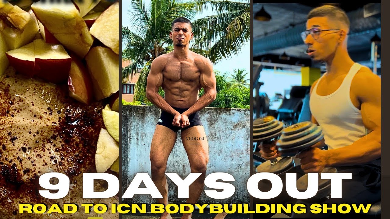 Natural bodybuilding competition 1 week out (9 days out ) for ICN ...