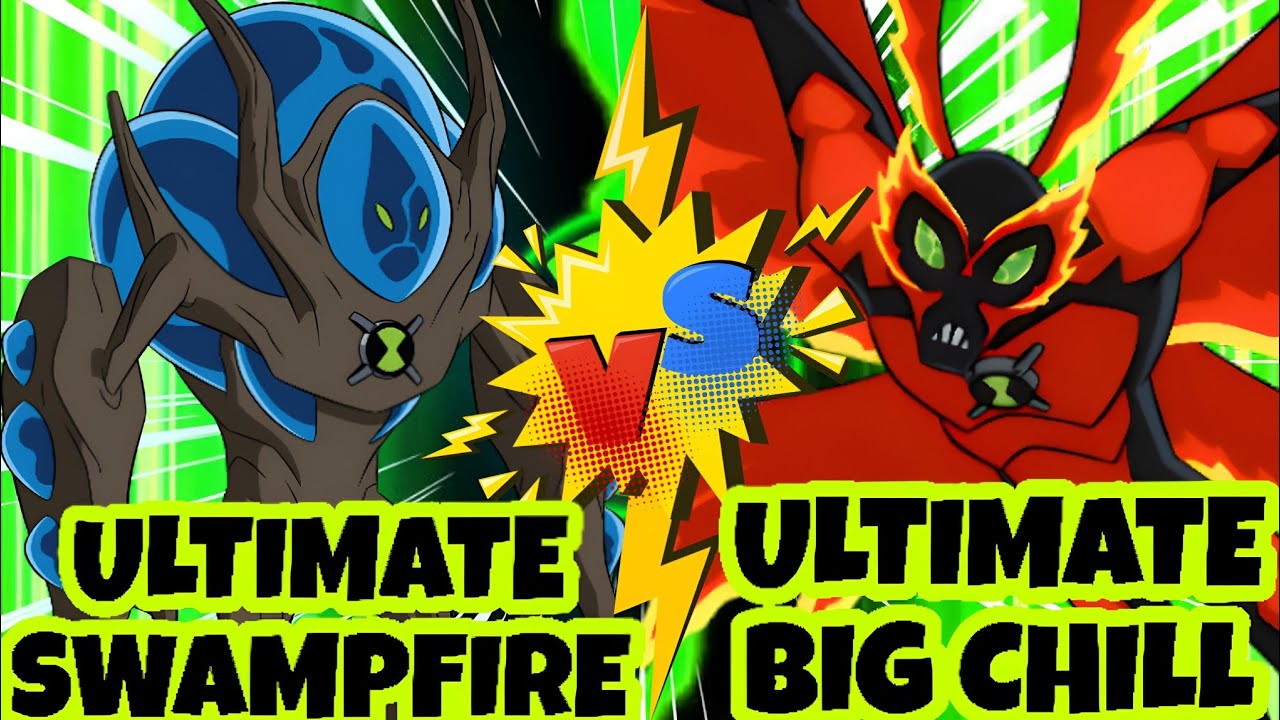 Ultimate Swampfire vs Ultimate Big chill (Ben 10 xenodrome) Ultimate ...