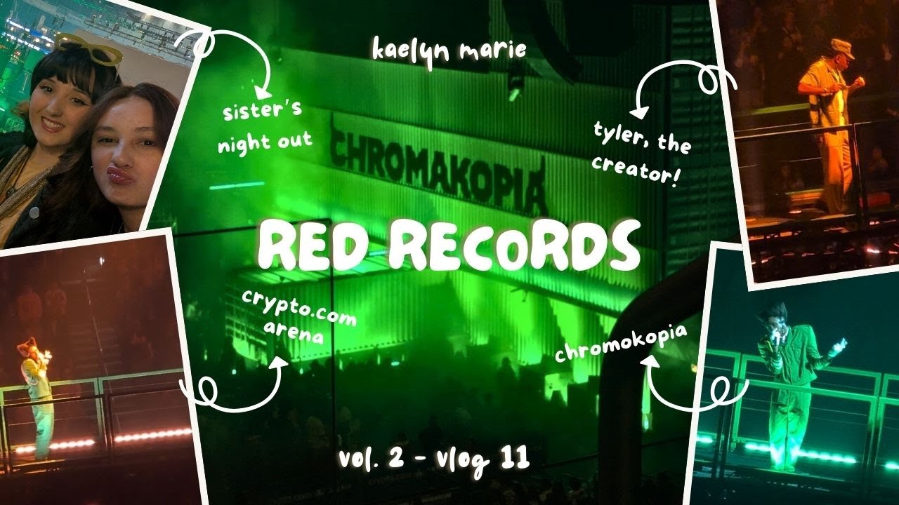 going to the chromokopia tour 💚🎶 | *red records* - YouTube
