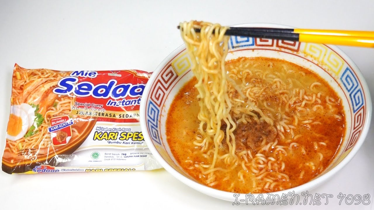 No.7098 Wingsfood (Indonesia) Mie Sedaap Kari Spesial - YouTube