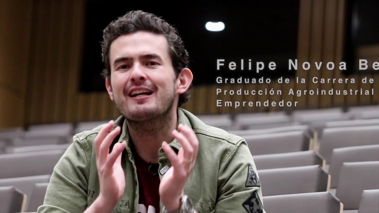Felipe Novoa, graduado de Ingeniería de Producción Agroindustrial ...