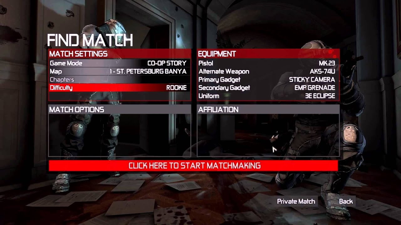 Splinter Cell Conviction Deluxe Edition - Main Menu Overview (PC) - HD ...