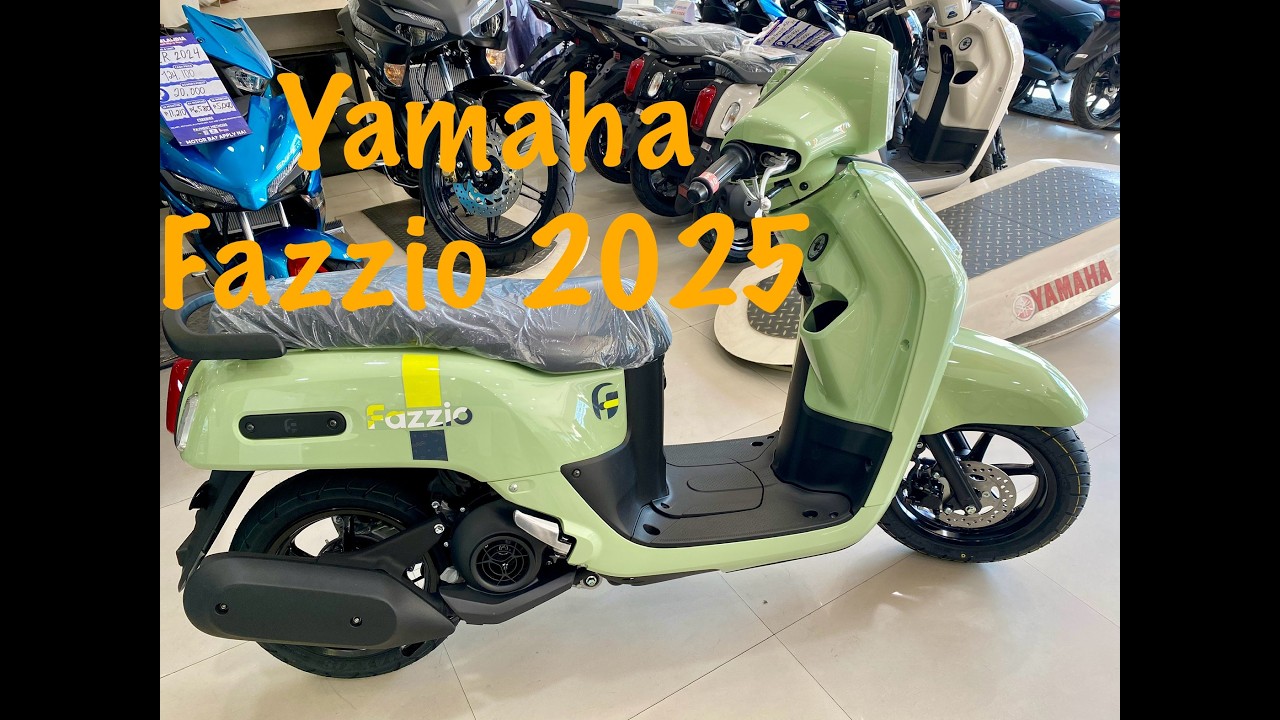 New Yamaha Fazzio 2025 (Matcha Green) - YouTube