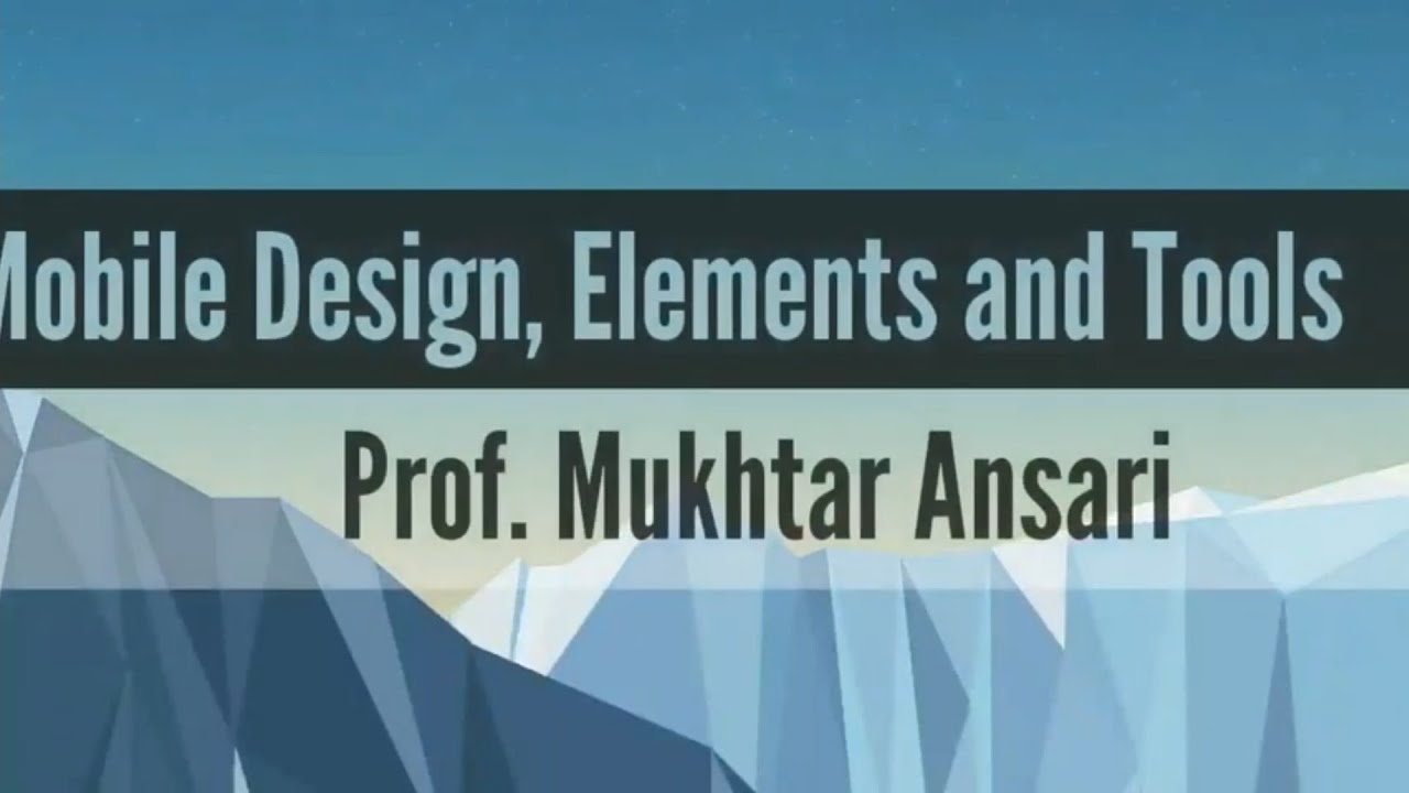 Mobile Design, Elements and Tools | INTERFACE DESIGN FOR MOBILE DEVICES ...