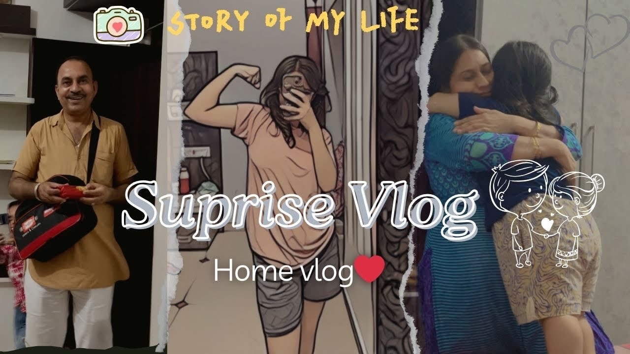 Surprise Vlog | Daily vlog -3 | Ft- Ruchika Arora | #surprisevisit # ...
