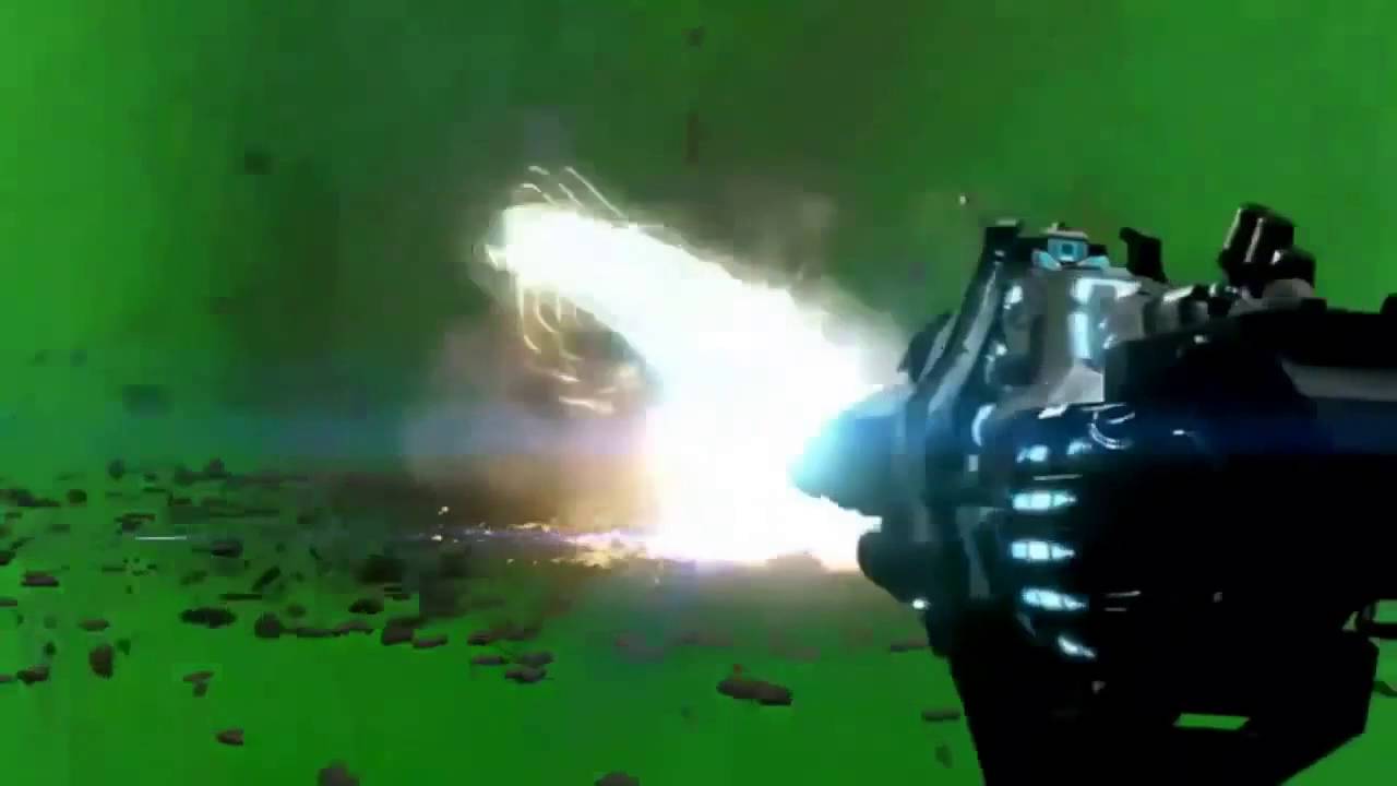 Chroma Key Greenscreen Arma Laser hd - YouTube