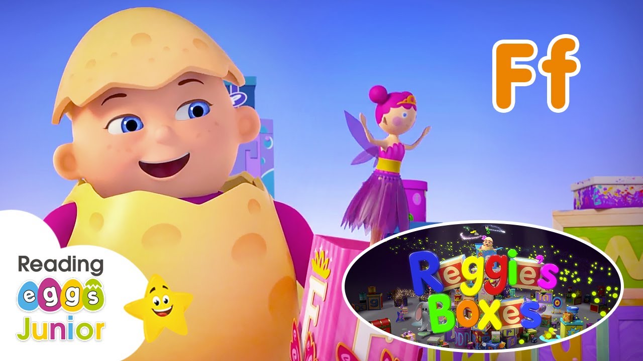 Learn Letter F 🔤 Reggie’s Boxes 🎁 Learning Letters - YouTube