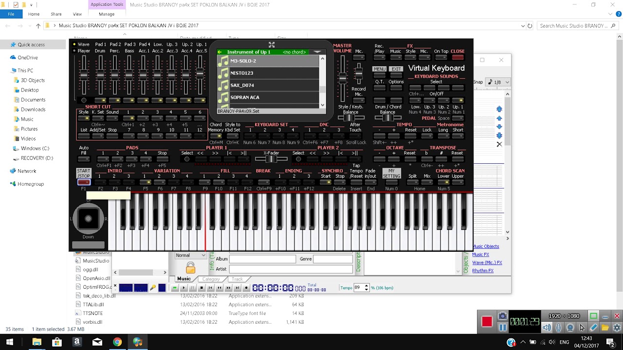 Music Studio pa4x SET POKLON BALK... - YouTube
