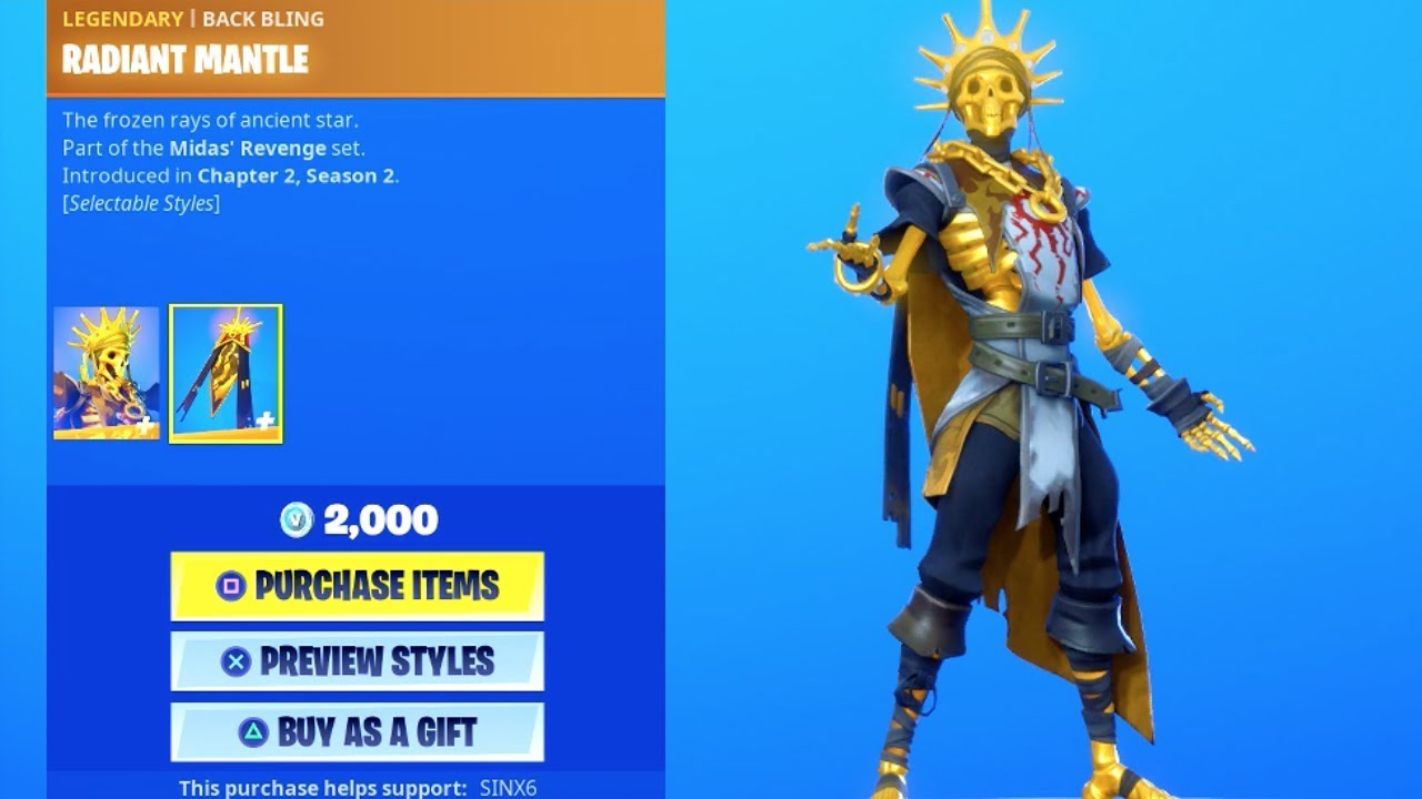 *NEW* ORO SKIN + SKELLON GLIDER..! (Item Shop) Fortnite Battle Royale ...