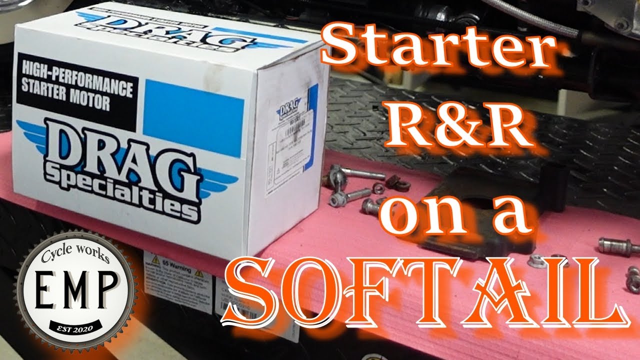 How to Replace the Starter on a Harley Davidson Evolution Softail - YouTube