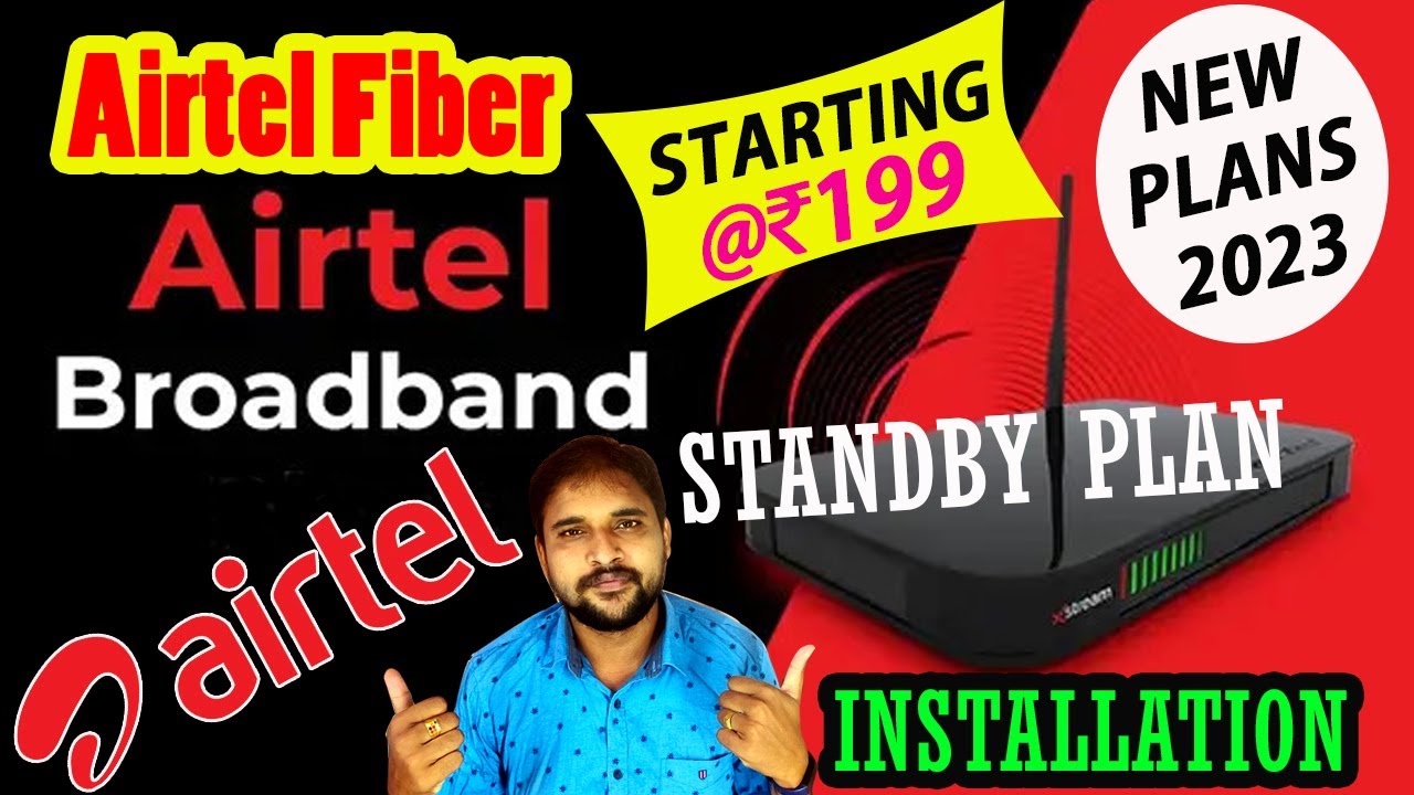 Airtel Broadband Standby Plan || ₹199 per month || new plans 2023 || - YouTube