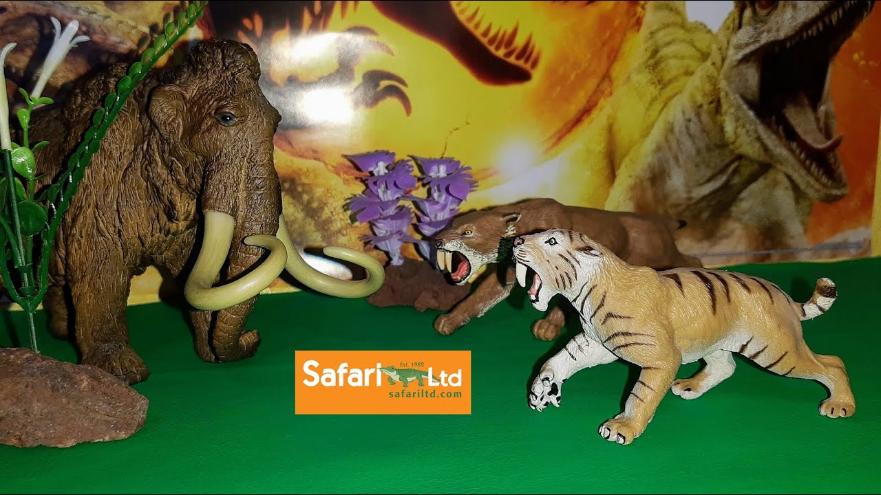Tigre Dientes de Sable "¿Smilodon Fatalis?" de Safari Ltd Figuras ...