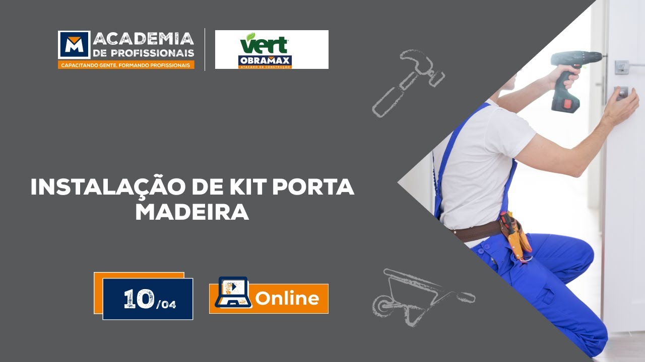 Instalação de Kit Porta Madeira - YouTube