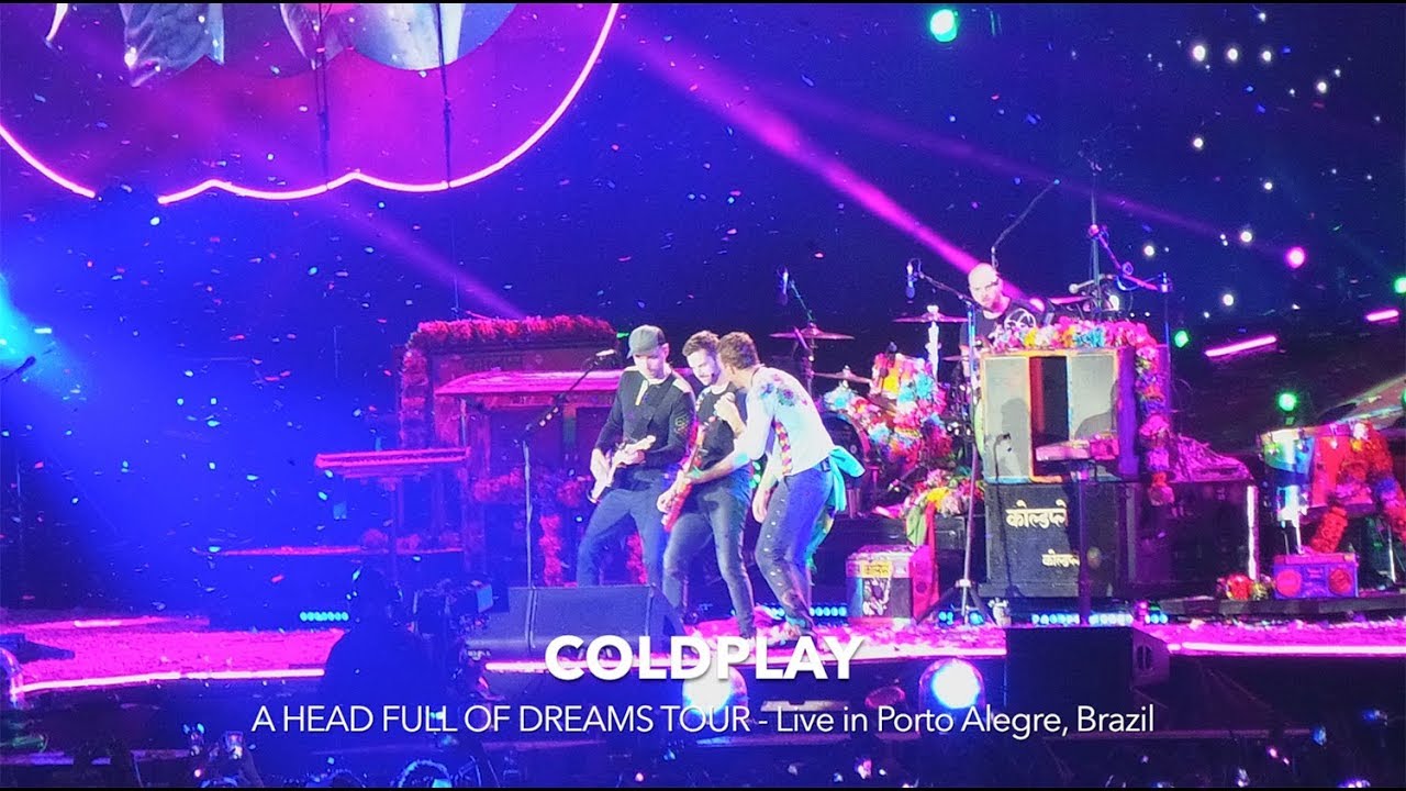 Coldplay live in Porto Alegre - Brazil 2017 - YouTube