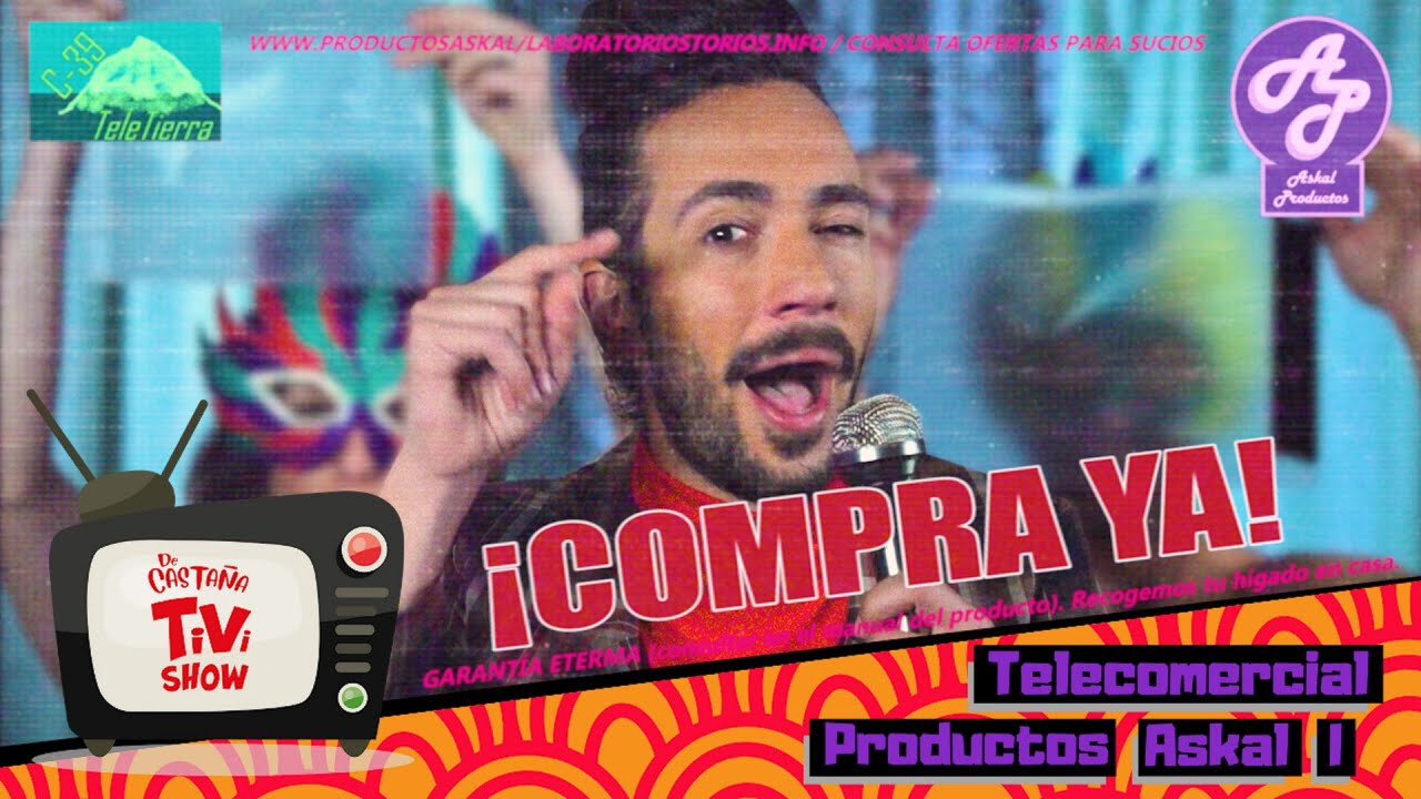 TELECOMERCIAL PRODUCTOS ASKAL I II De Castaña Tivi Show - YouTube