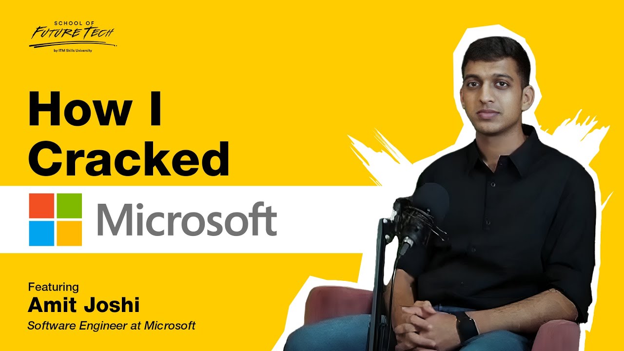 🚀 From College to Microsoft: Amit Joshi's Inspiring Journey | Tech ...