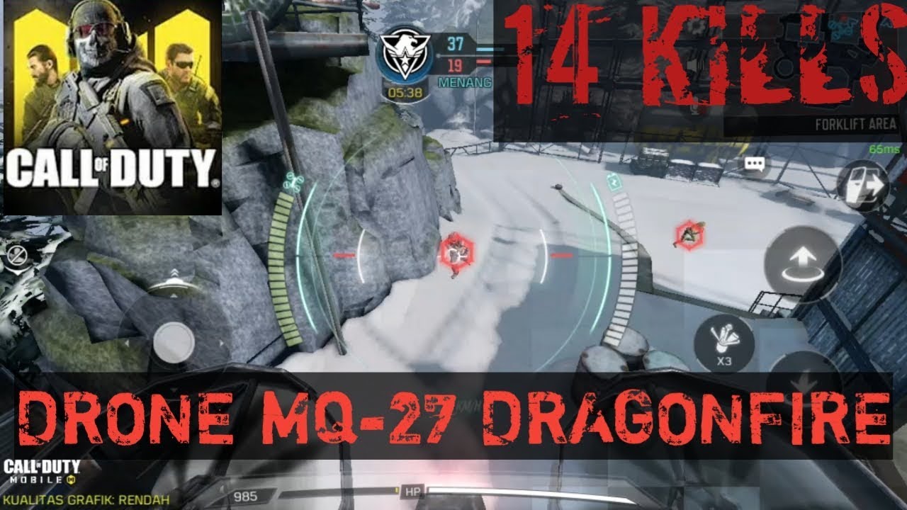 DRONE MQ-27 DRAGONFIRE | FUNNY GAMEPLAYS - CALL OF DUTY MOBILE ...