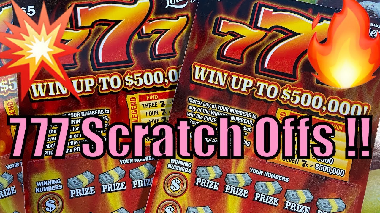 777 FLORIDA LOTTERY $500,000 SCRATCH OFF TICKETS 🤑🍀 NEW INTRO👍🤑 - YouTube