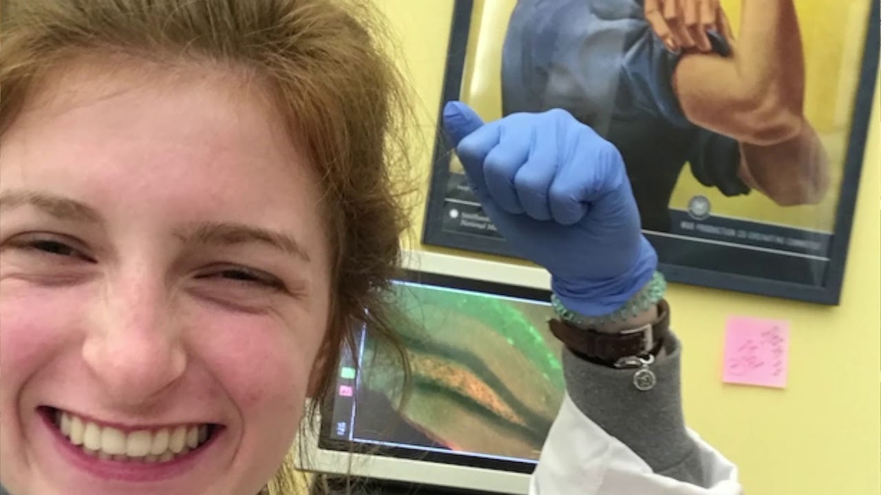 Alix Wagner Receives the Sarah Lynn Woolf Memorial Scholarship - YouTube