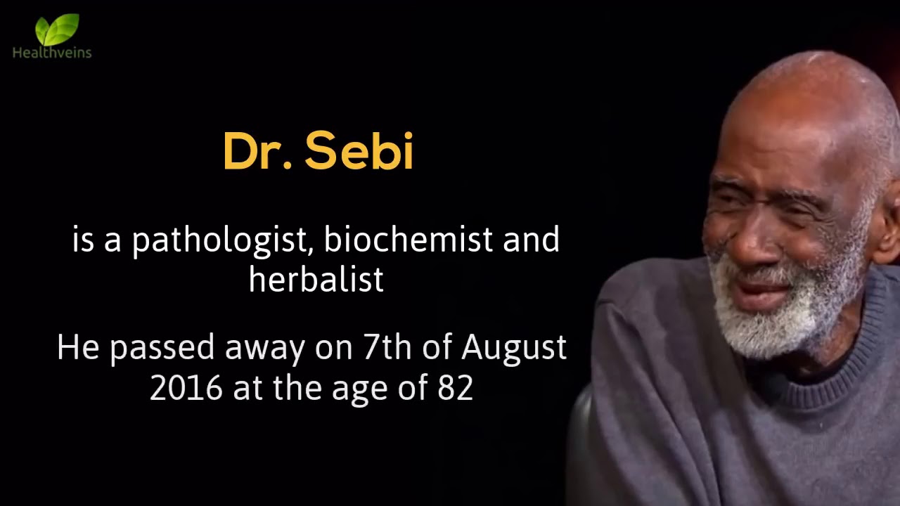 Dr. Sebi's approach for healthy living. - YouTube