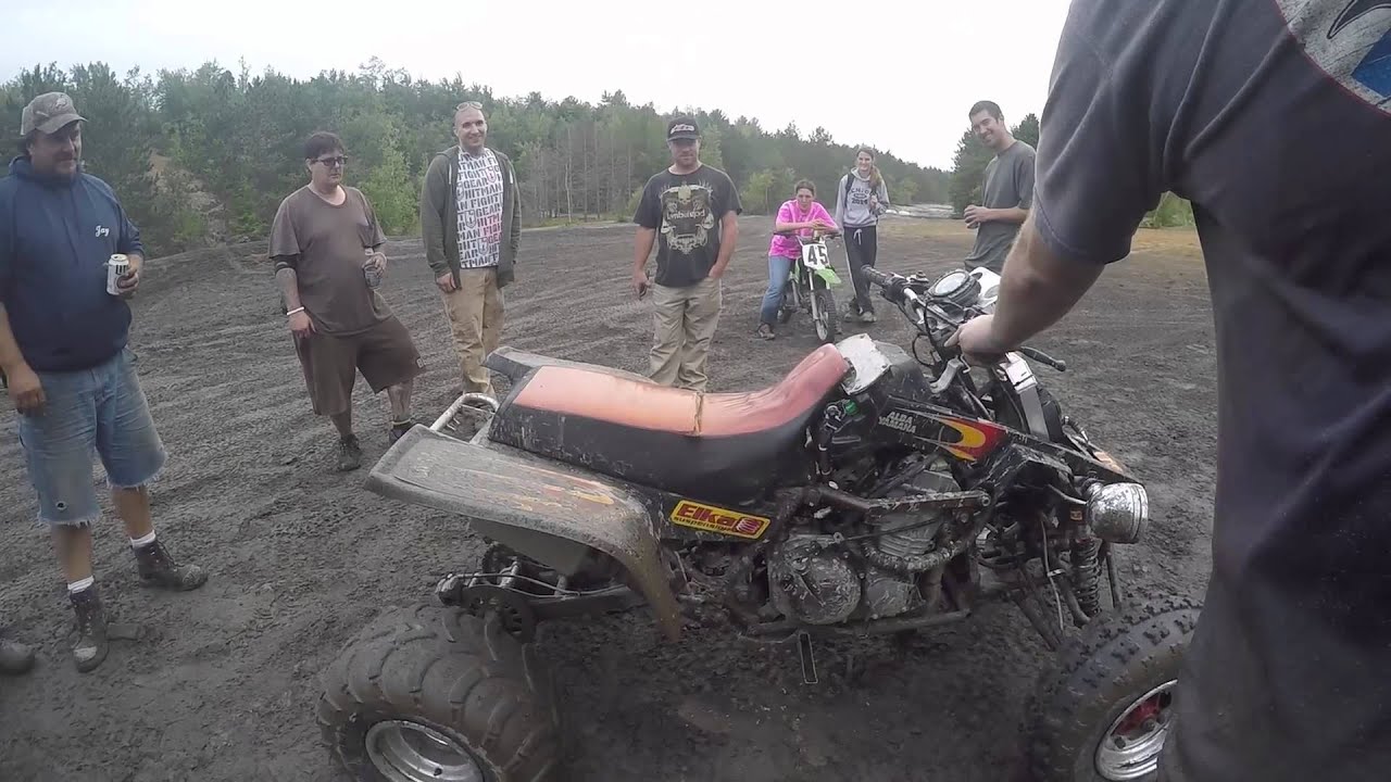 Banshee with a 600 street bike motor in it.. - YouTube