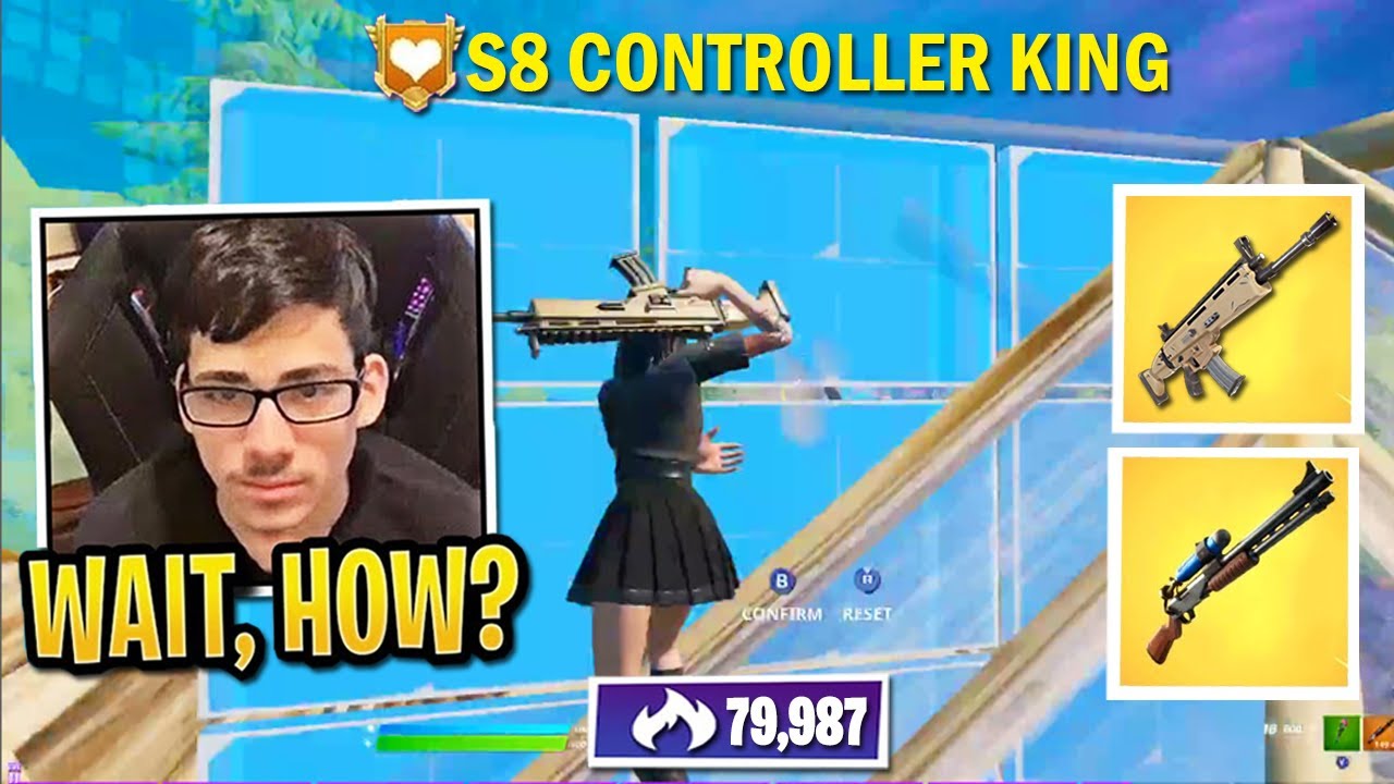 New Controller KING Uses UNFAIR COMBO to Destroy Everyone! (Fortnite ...