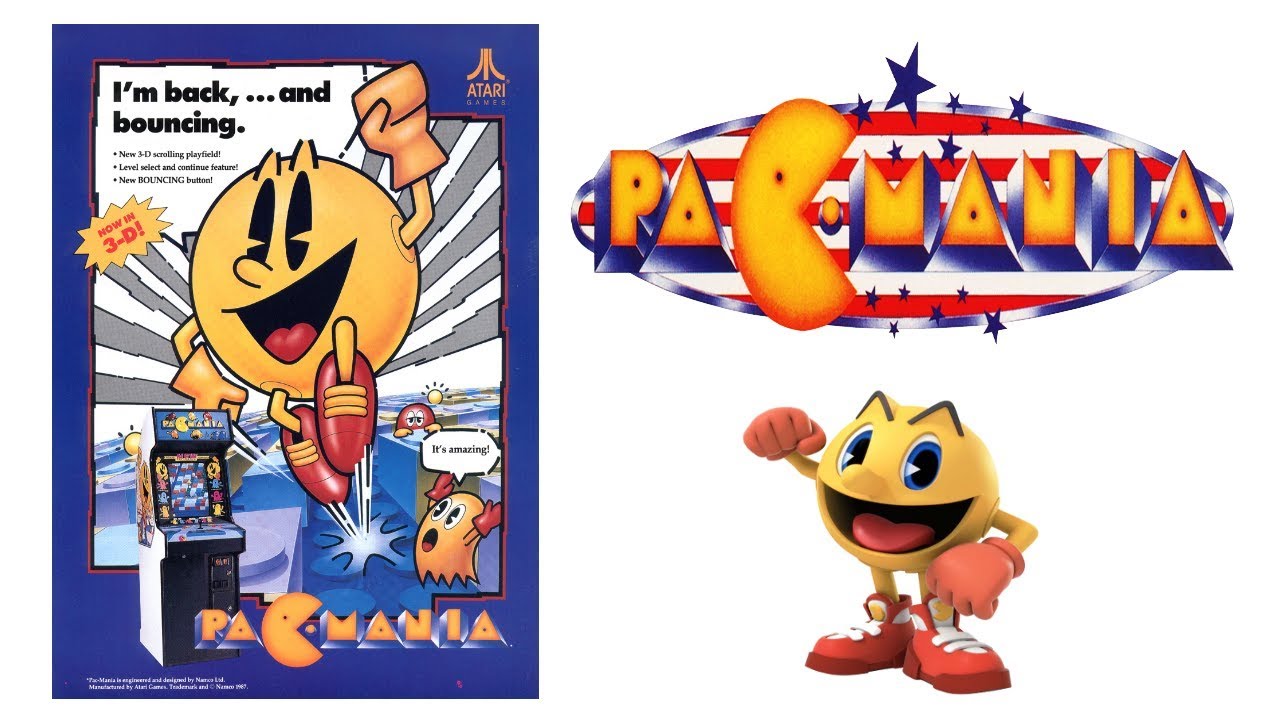 Pac-Mania (Arcade) - Gameplay - YouTube